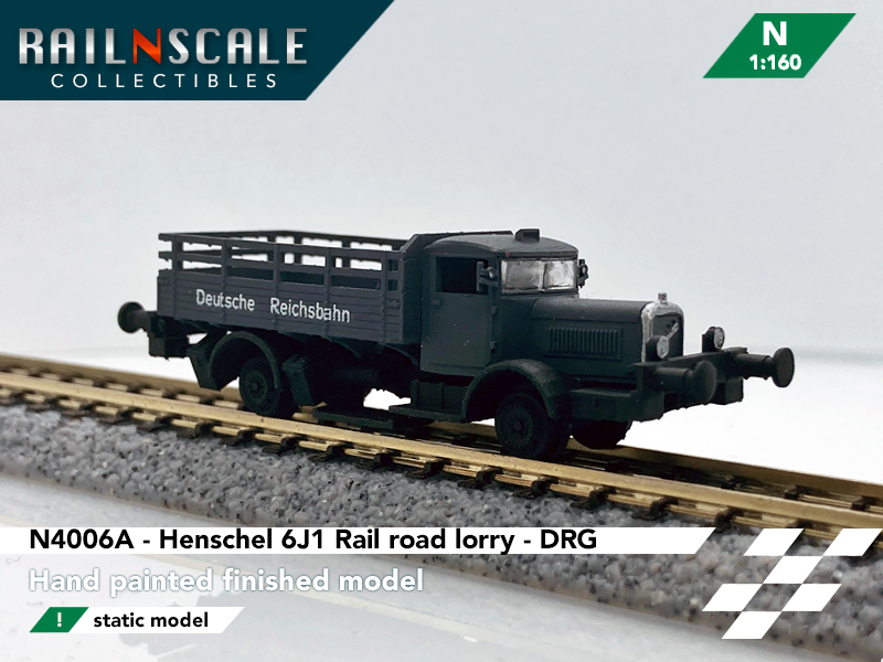 [RAILNSCALE] Collectibles - Henschel 6J1 « camion ferroviaire