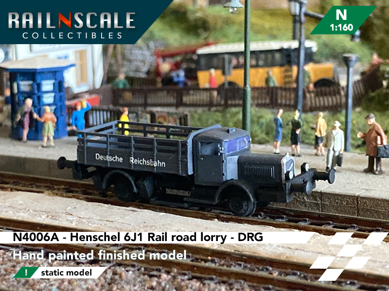 [RAILNSCALE] Collectibles - Henschel 6J1 « camion ferroviaire