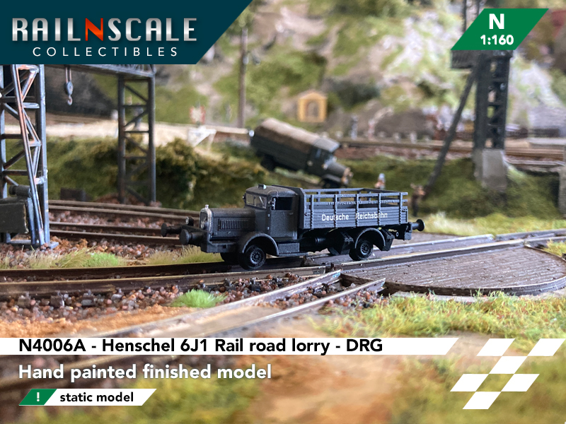 [RAILNSCALE] Collectibles - Henschel 6J1 « camion ferroviaire